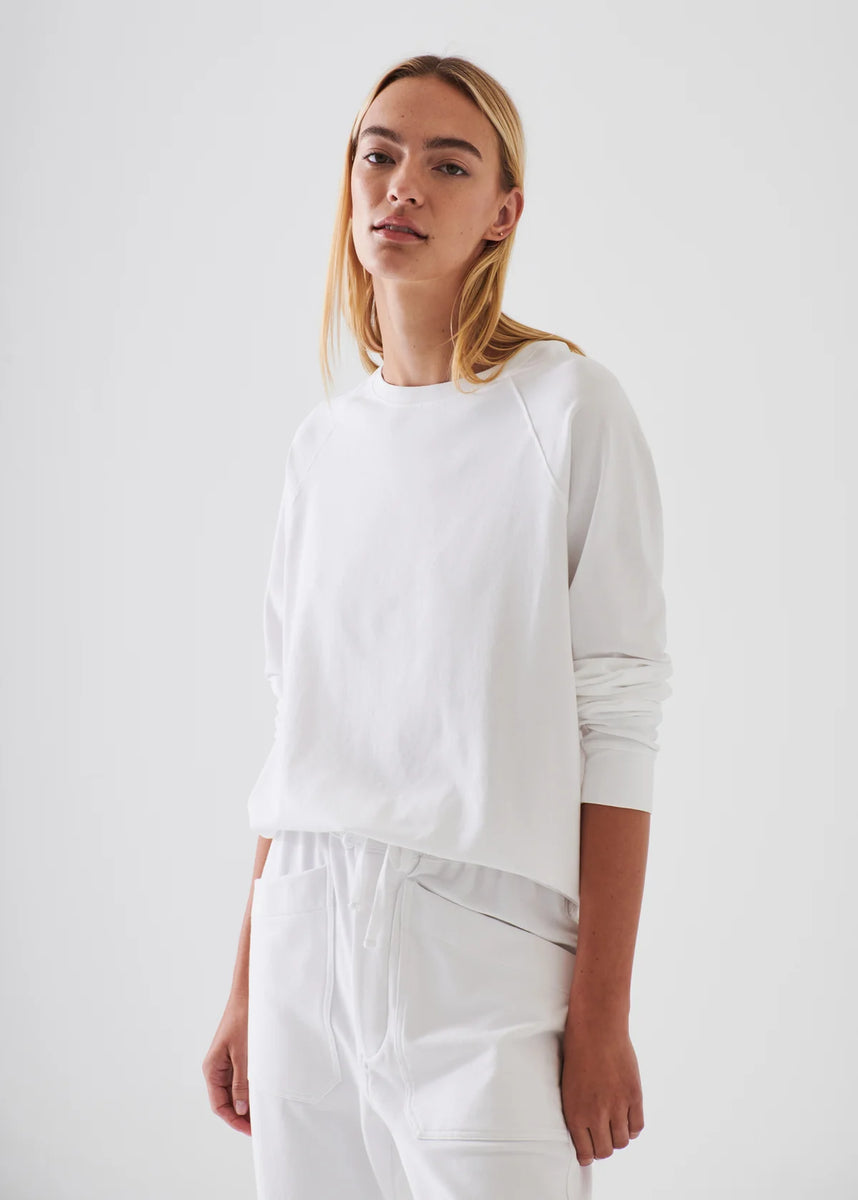 Patrick Assaraf Pima cotton oversize Sweatshirt – Optionsforher